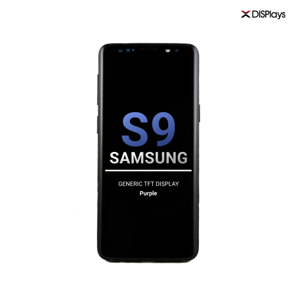 Samsung S9 Generic TFT Display With Frame - Purple